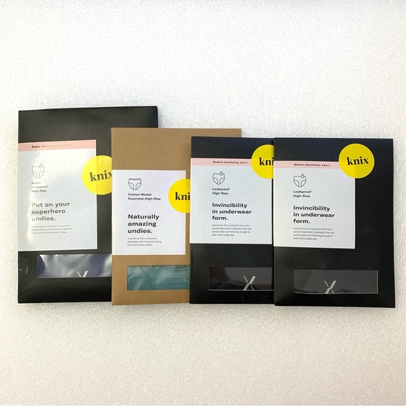 knix | Intimates & Sleepwear | Knix Leakproof High Rise Panties 4pk ...